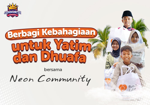 Infak Yatim Dhuafa Bersama Neon Community